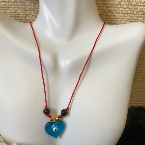 Naty & Me Creations | Jewelry | Evil Eye Heart Shape Azabache Black ...